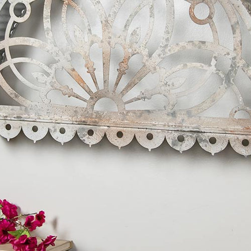 Distressed Metal Window Arch | European Farmhouse - Decor Steals