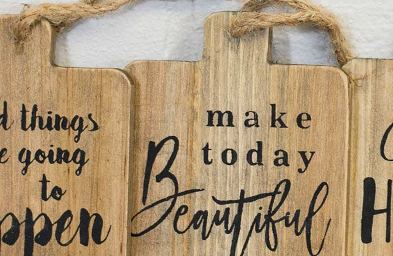 Inspirational Wood Tags - Decor Steals